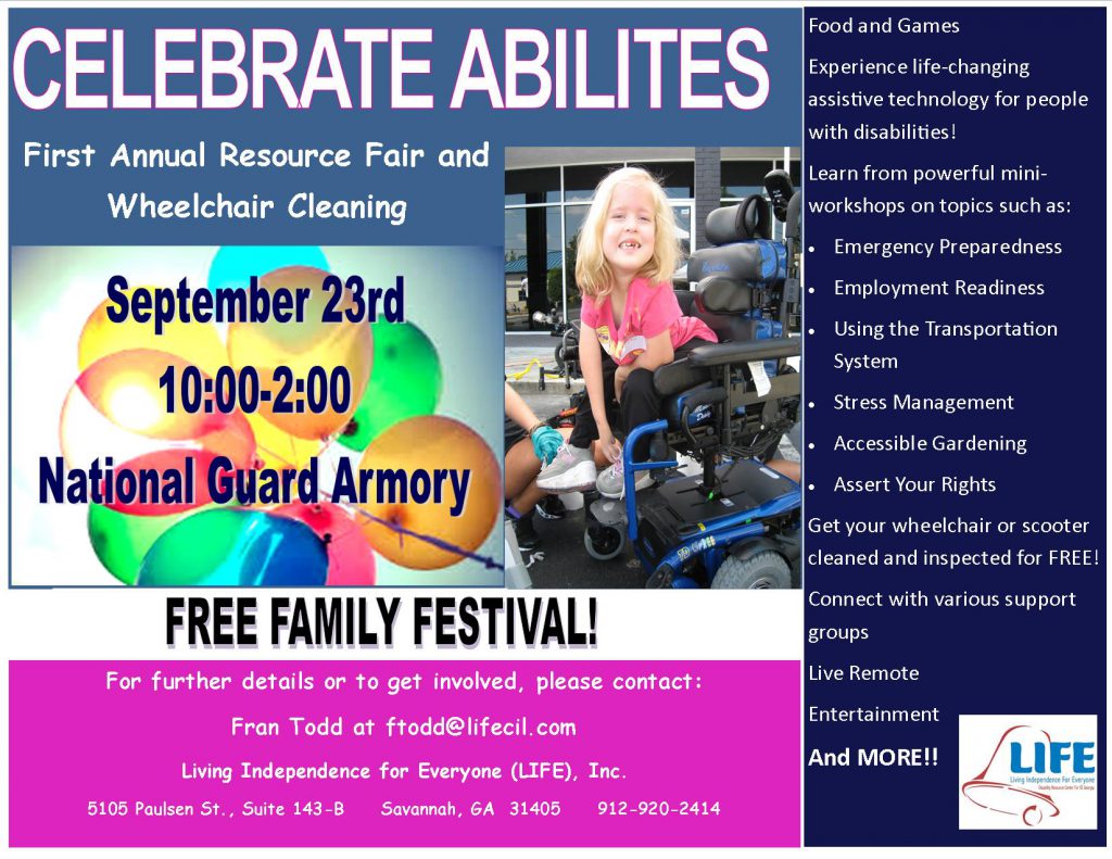Celebrating Abilities Flyer – LIFE